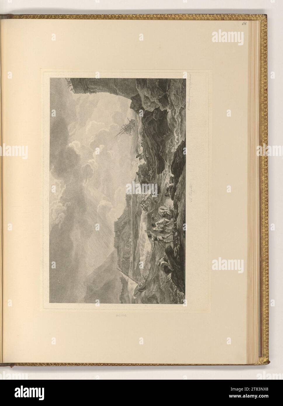 Elisabeth Cousinet (Engraver) Storm. Etching, copper engraving 18 ...