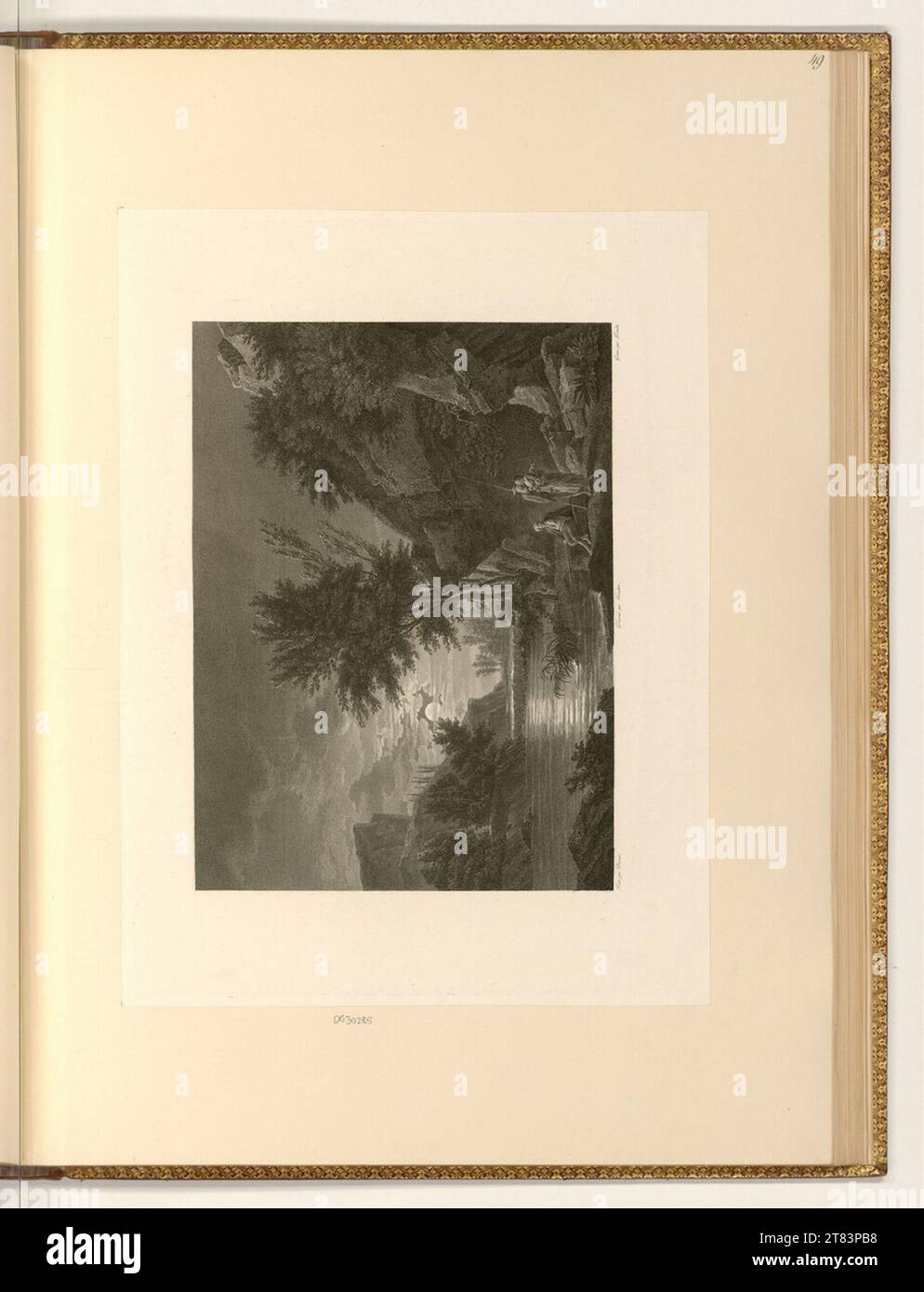 Robert Daudet (Engraver) Moonlight. Etching, copper engraving 1803-1809 ...