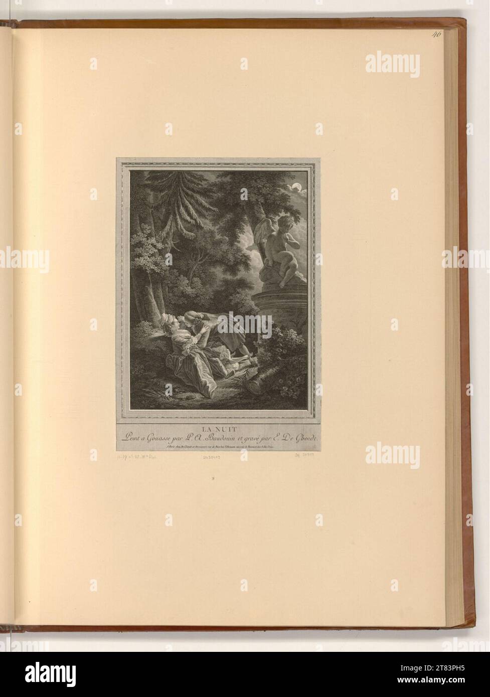 Emmanuel Jean Nepomucène de Ghendt (Engraver) The night. Copper ...
