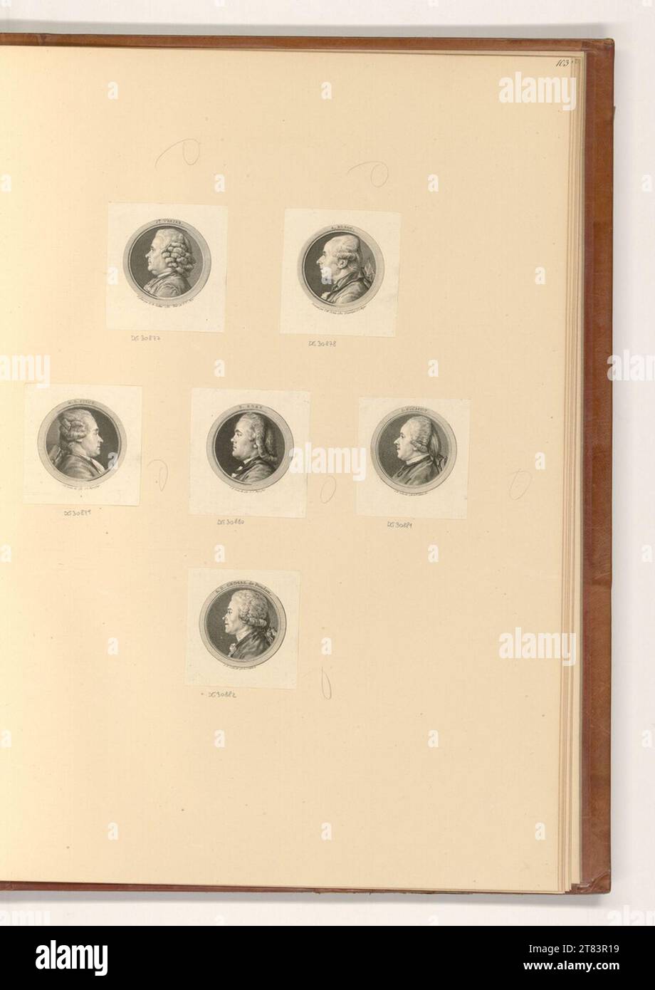 Simon Charles Miger (Engraver) Portraits. Copper engraving, etching ...