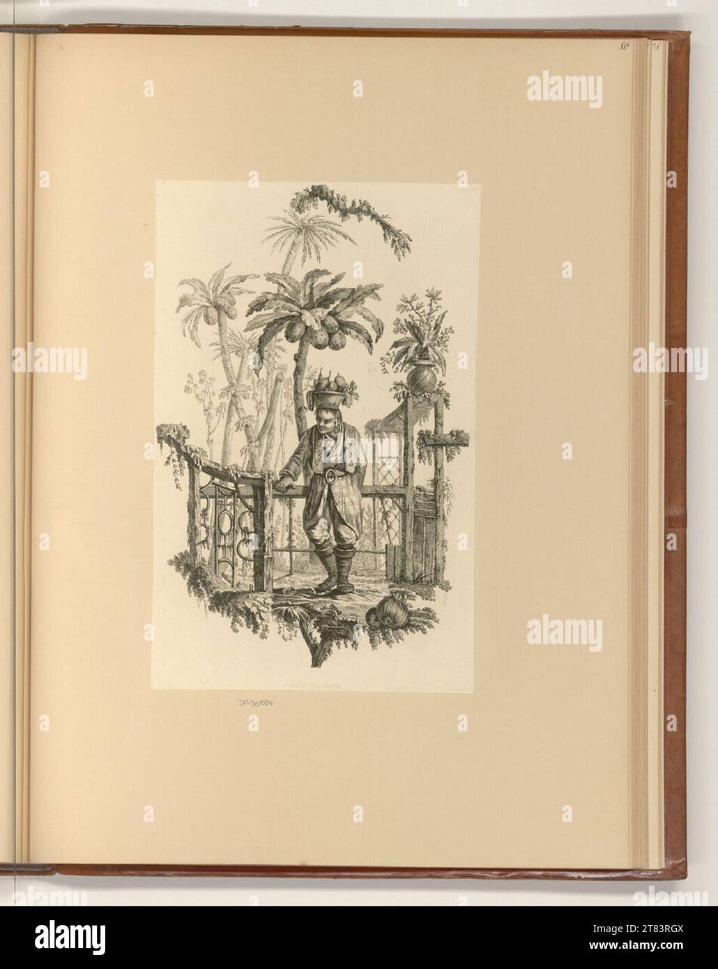 Pierre Charles Canot (Engraver) Chinoserie. etching 1759 , 1759 Stock ...