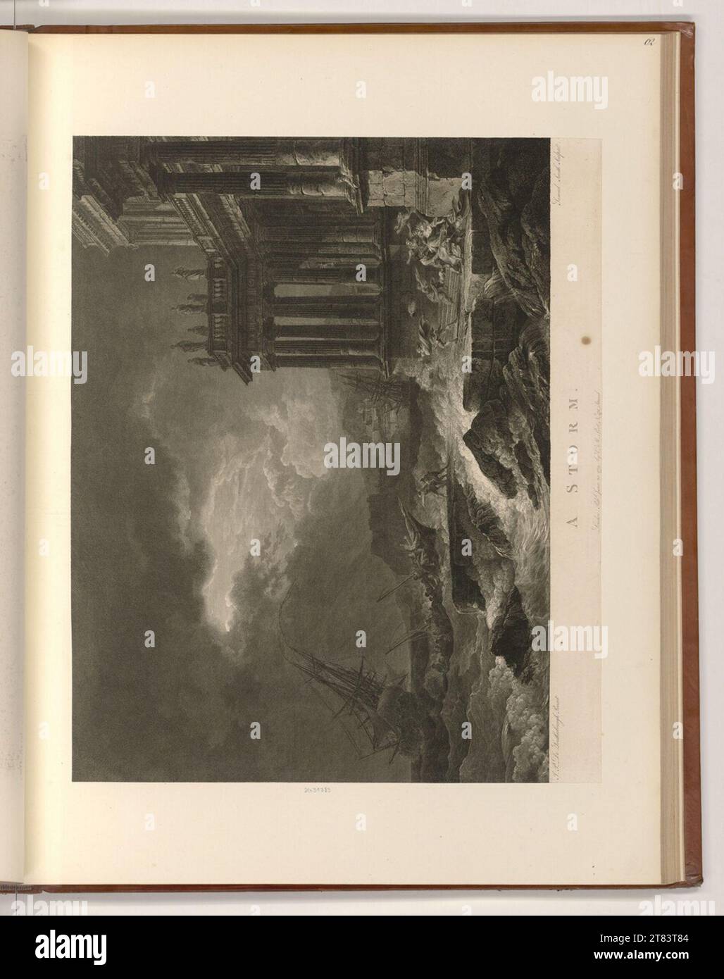 Samuel Smith (Engraver) A storm. Copper engraving, etching 1770-1808 ...