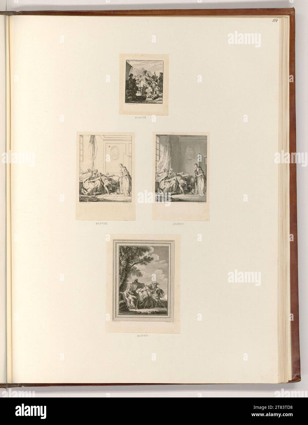Jean Michel Moreau (Engraver) Vignettes (book illustration). Copper ...