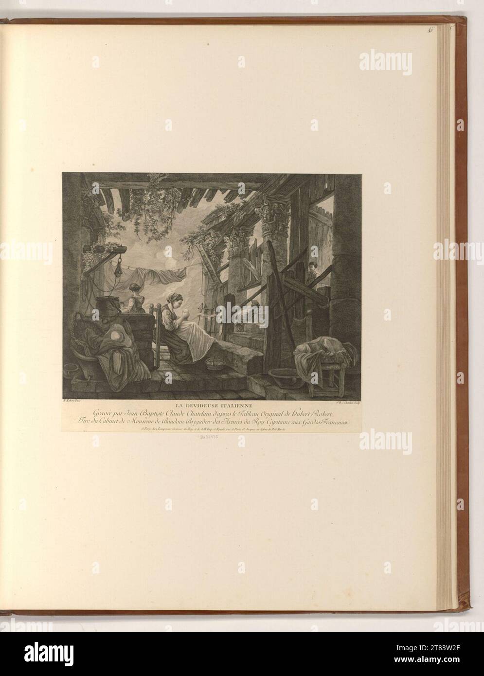 Jean Baptiste Chatelain (Engraver) The Italian unworthy. Copper ...