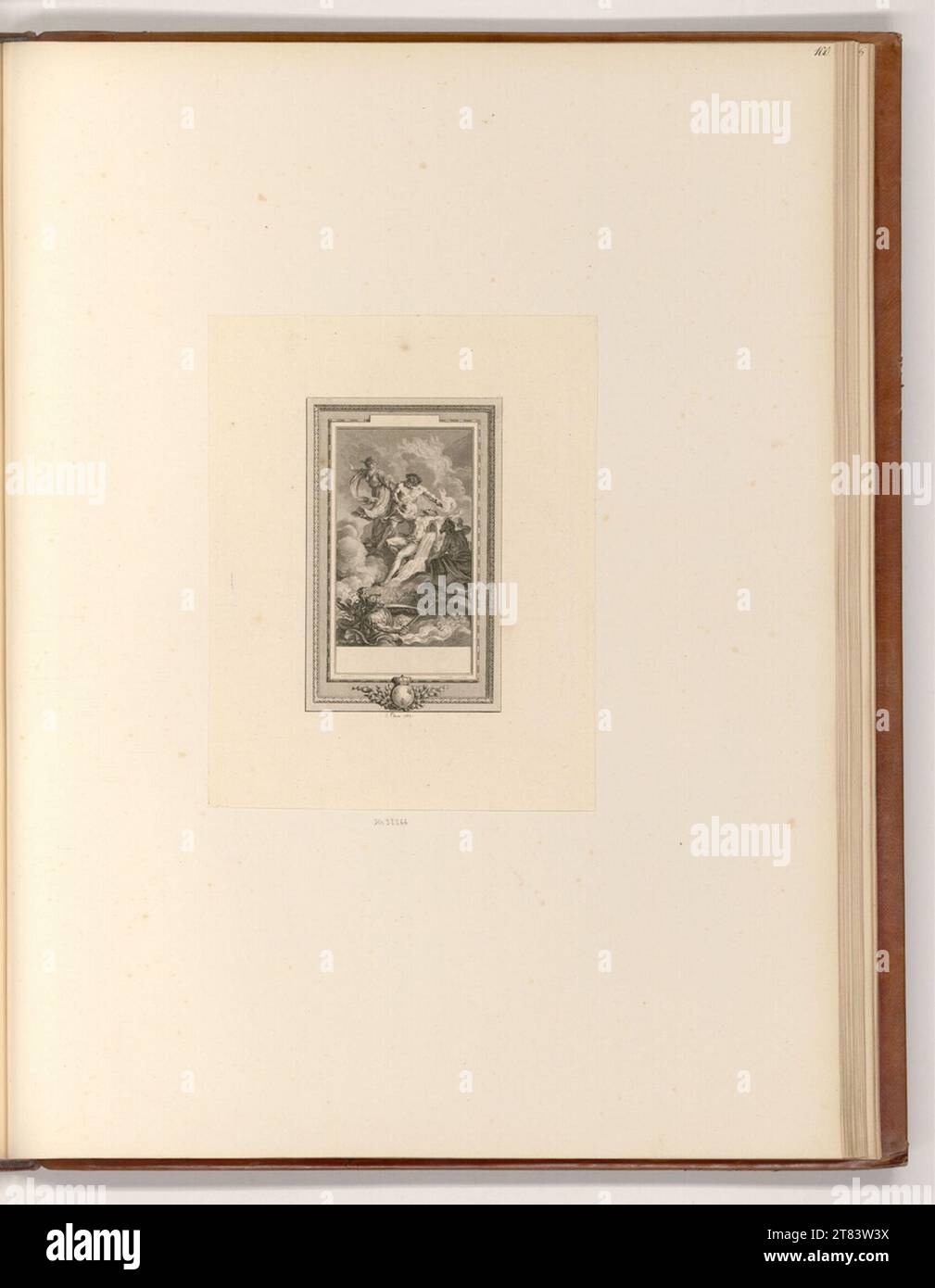 Jean Dambrun (Engraver) Scene from the Ilias. Etching, copper engraving 1789 , 1789 Stock Photo ...