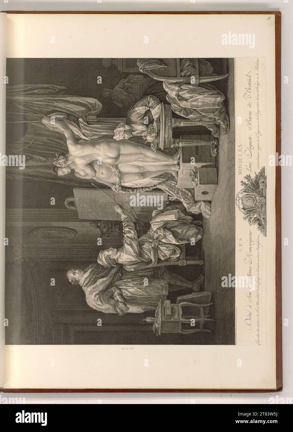 Joseph de Longueil (Engraver) The models. Copper engraving, etching ...
