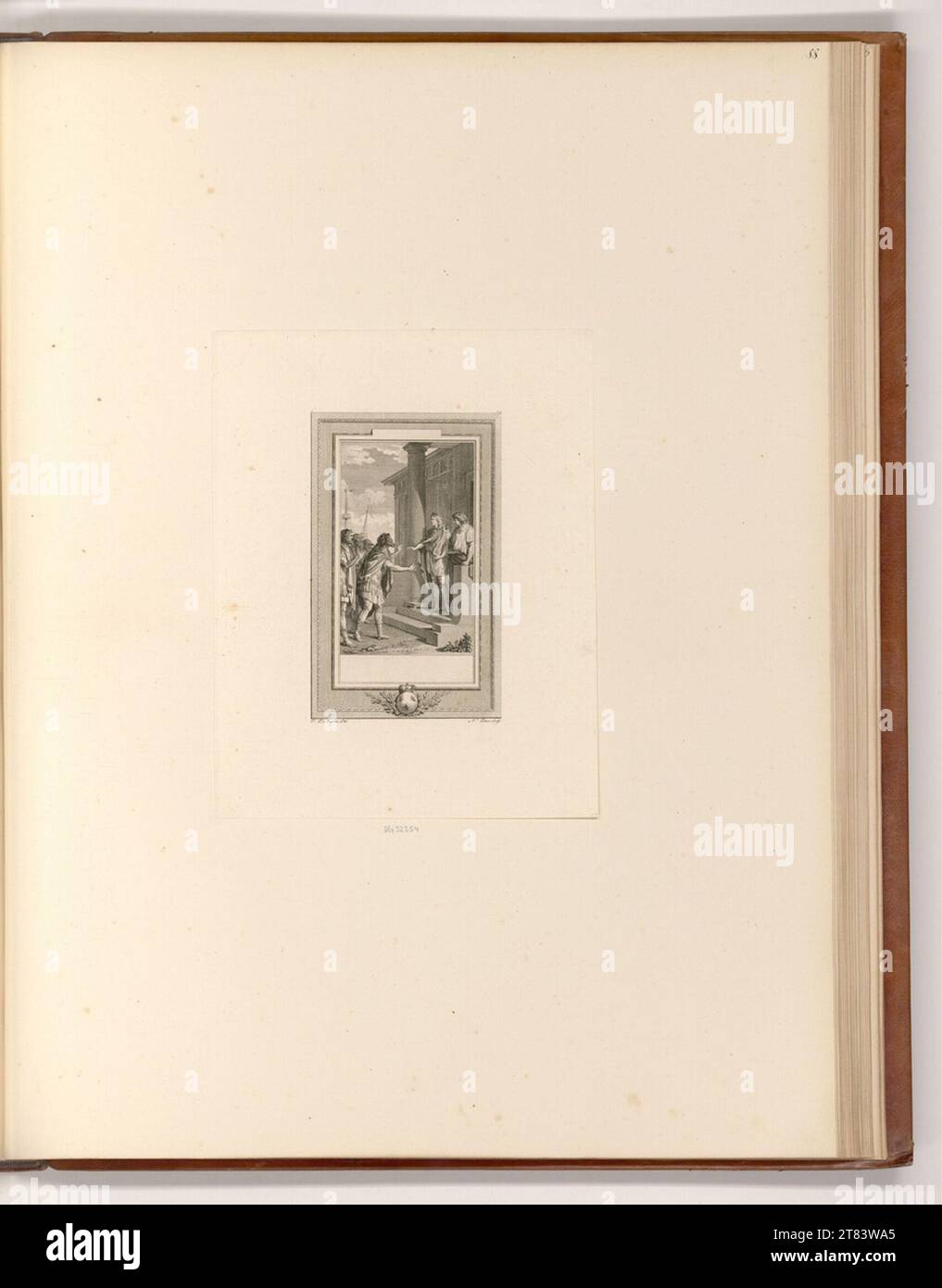 Nicolas Ponce (Engraver) Scene from the Ilias. Etching, copper ...