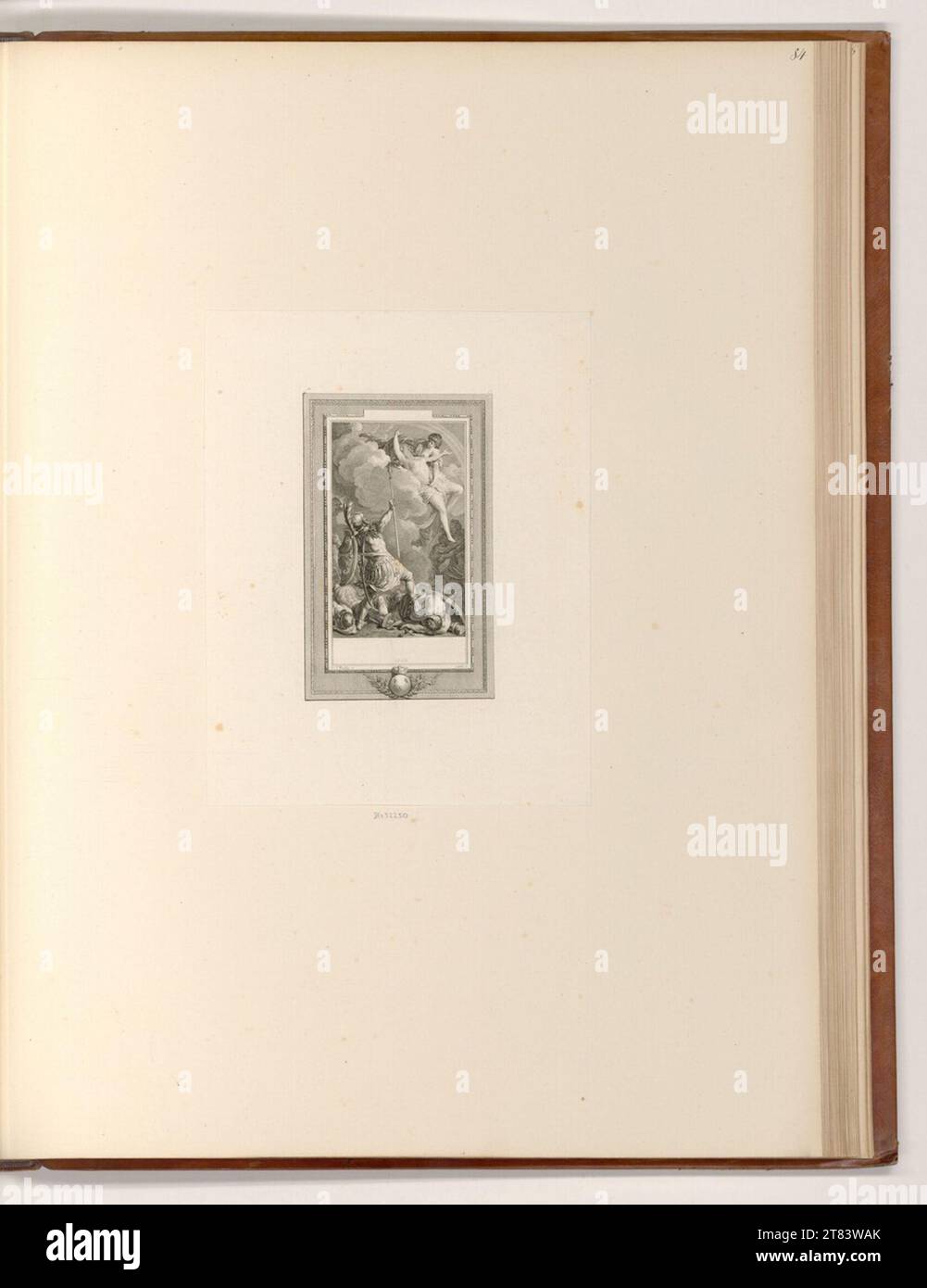 Nicolas Ponce (Engraver) Scene from the Ilias. Etching, copper ...