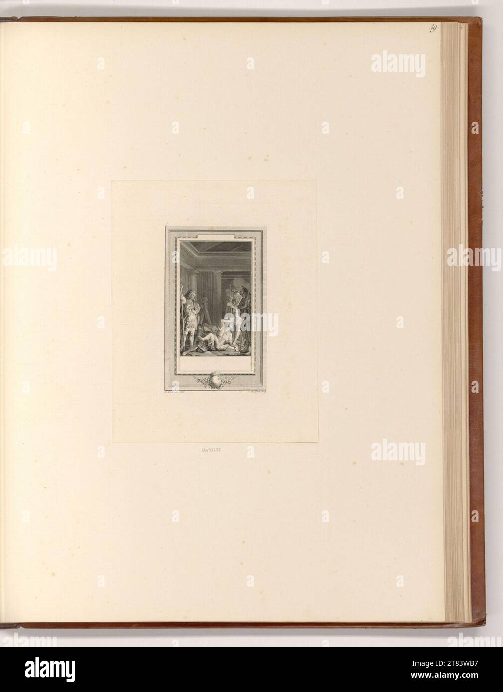 Nicolas Ponce (Engraver) Scene from the Ilias. Etching, copper ...