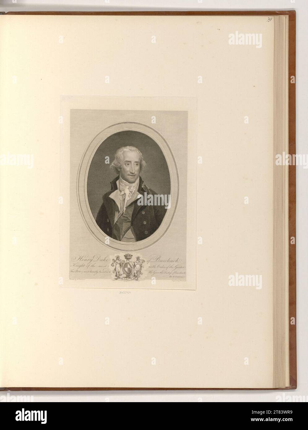Philip Audinet (Engraver) Portrait Henry Duke of Buccleuch. Copper ...