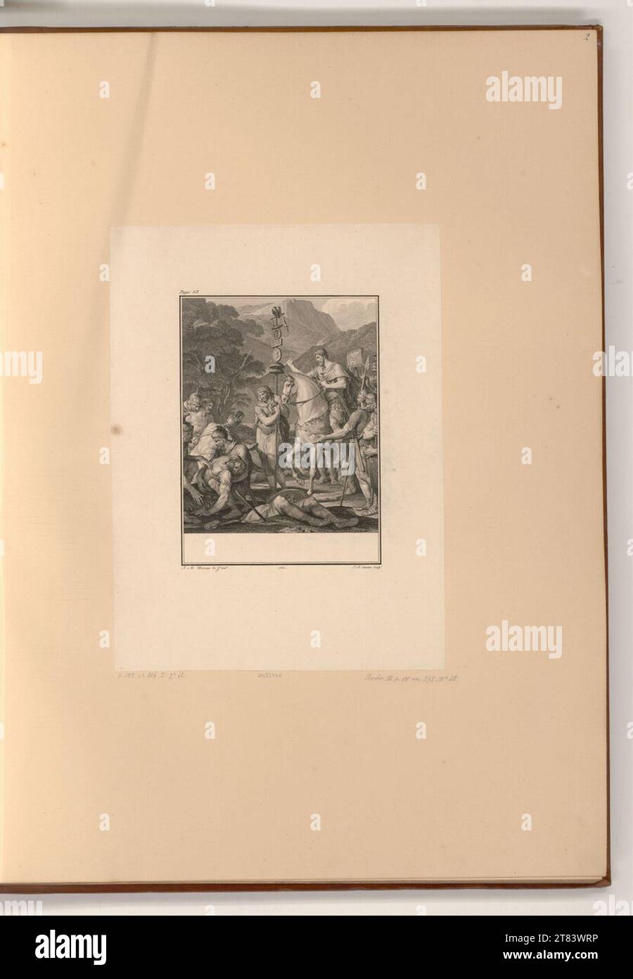 Jean-Baptiste Blaise Simonet (Engraver) Scene with Marcus Antonius ...