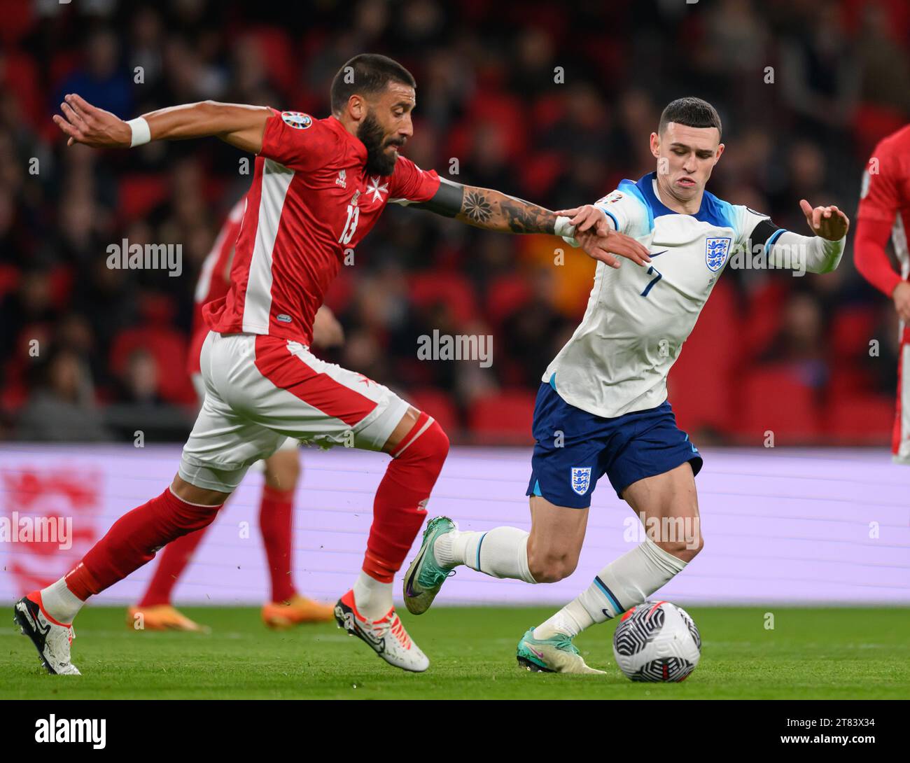 17 Nov 2023 - England v Malta - Euro 2024 Qualifier - Wembley. England ...