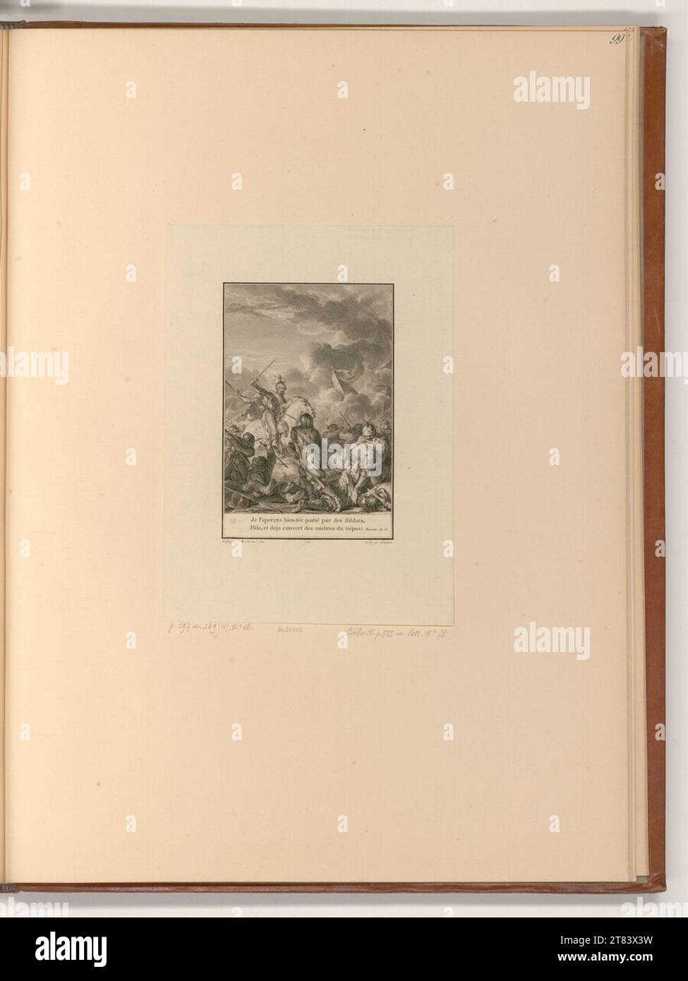 Jean Dambrun (Engraver) Heinrich IV. At the Battle of Ivry. Copper ...