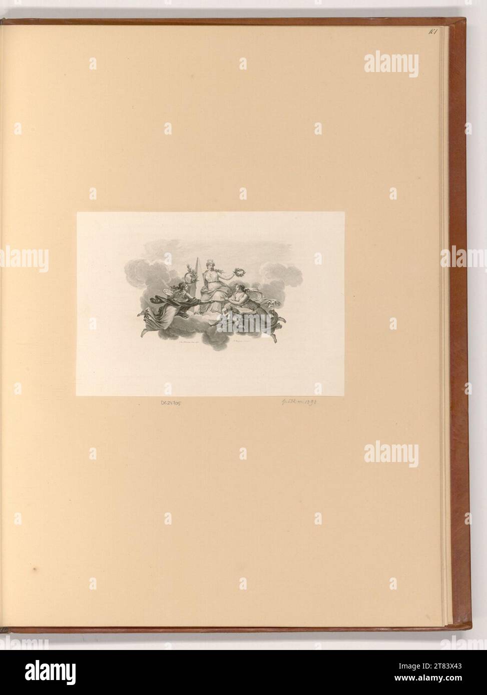 Pierre Charles Baquoy (Engraver) Personifications painting and fussel ...