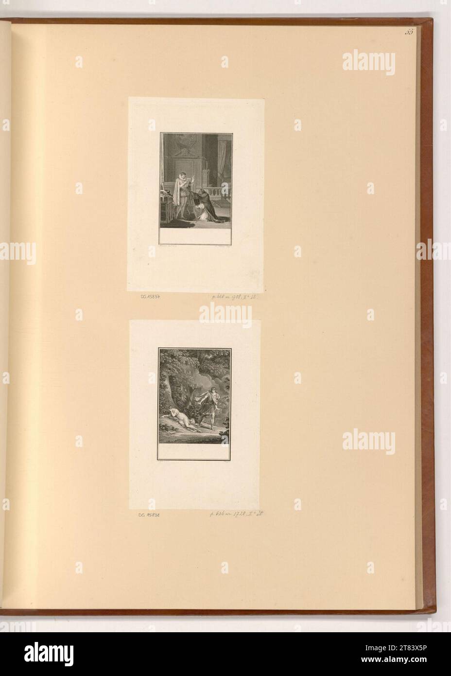 Jean Michel Moreau Vignettes to Voltaire (book illustration). Copper ...