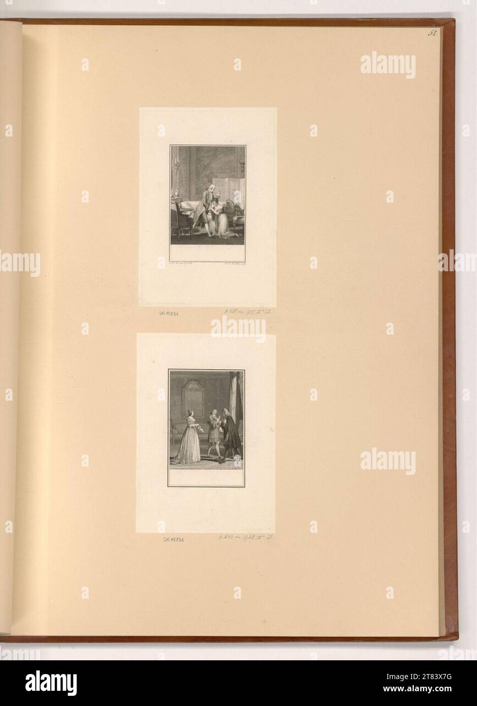 Jean Michel Moreau Vignettes to Voltaire (book illustration). Copper ...