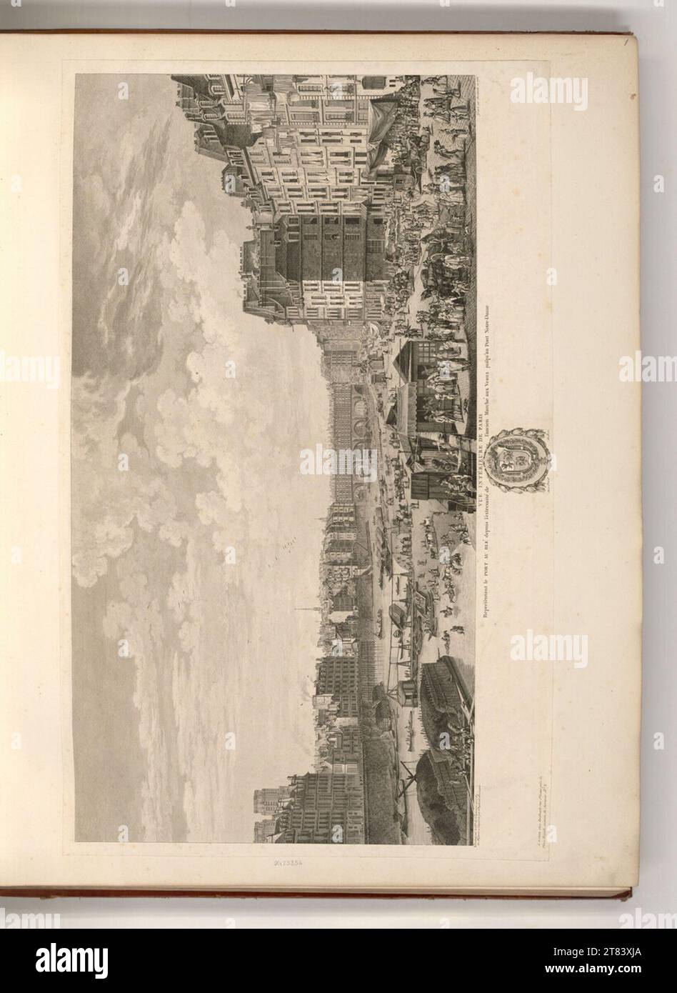 Pierre Gabriel Berthault (Engraver) Interior view of Paris representing ...