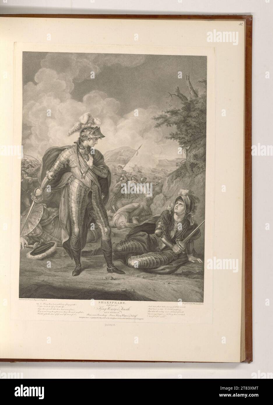 Thomas Ryder (Engraver) Henry IV, Part I. Etching, punctuation manner ...