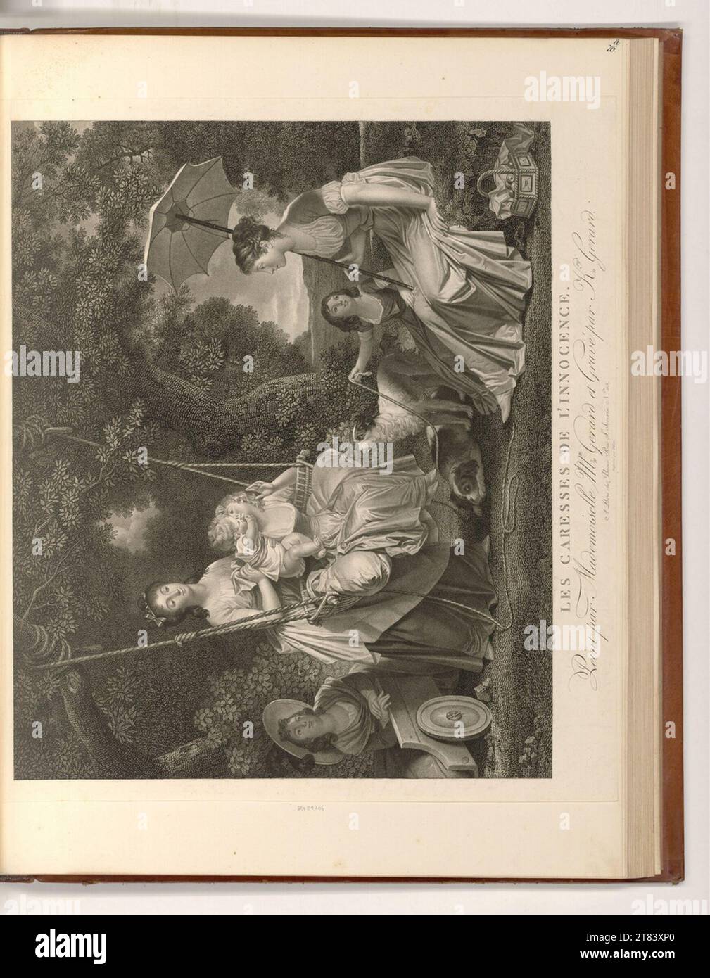 Géraud Vidal (Engraver) The caresses of innocence. Etching, punctuation ...