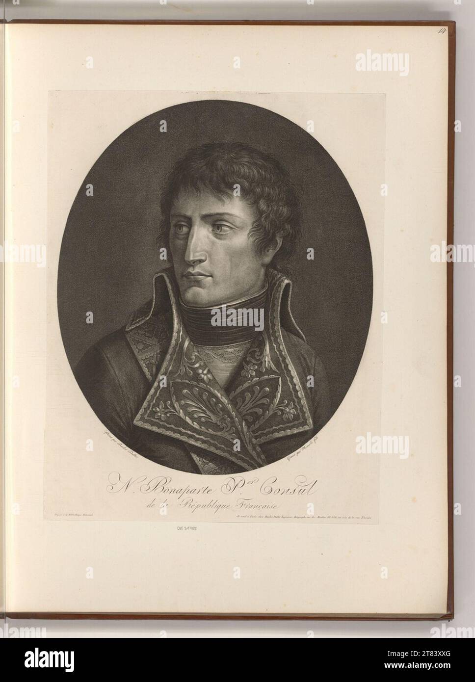 Michelangelo Mercoli (Engraver) N. Bonaparte 1st consul of the French ...