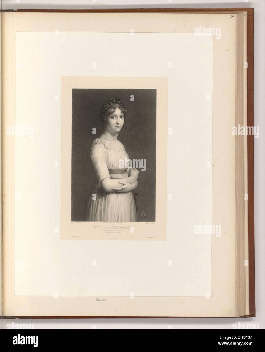 Adolphe Joseph Huot (Engraver) Portrait alexandrine-emilie brownniart ...