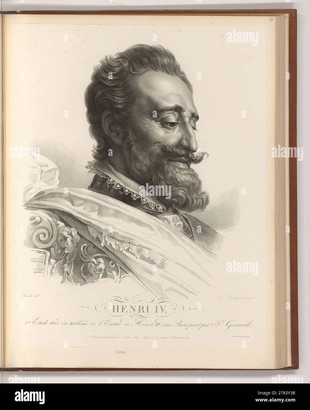 Alexis François Girard (Engraver) Portrait Heinrich IV .. Punctual ...
