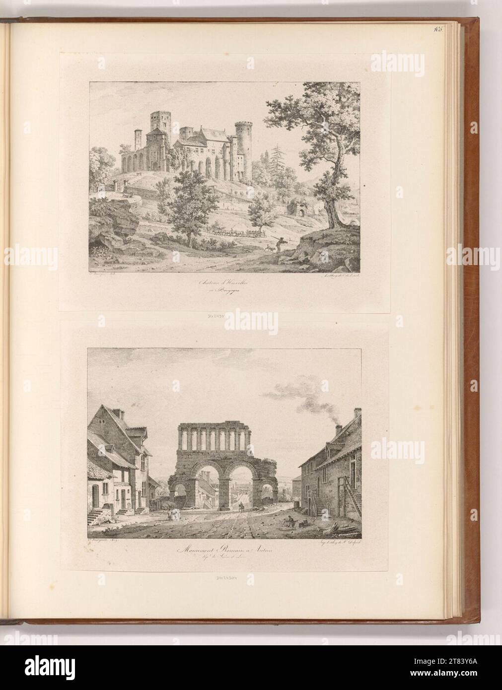 François Séraphin Delpech (Lithograph in) The Chateau d'uxelles; Roman ...