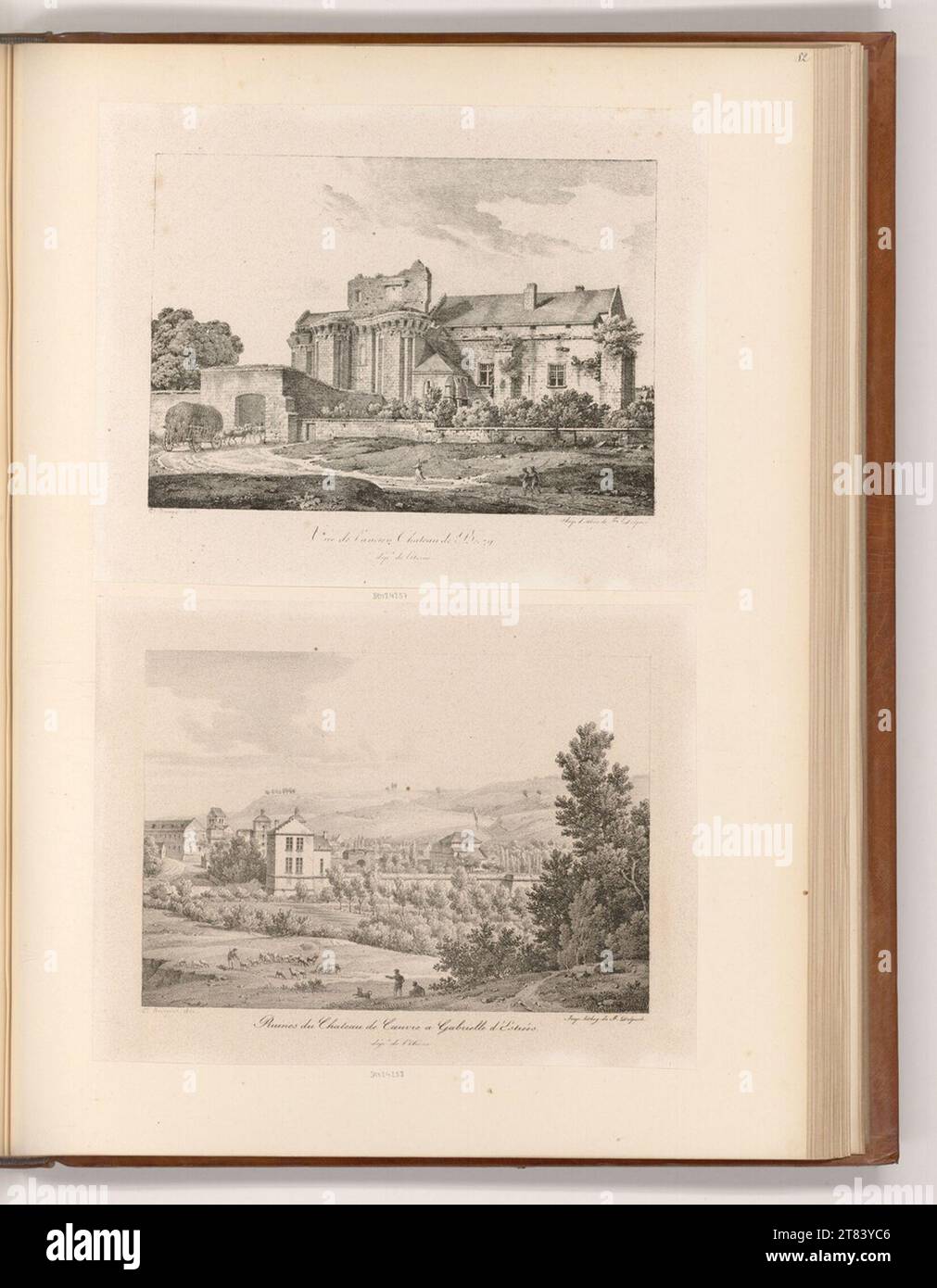 François Séraphin Delpech (Lithograph in) The Chateau Coeuvres; The ...