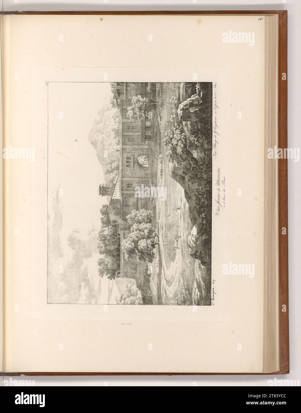 Godefroy Engelmann I (Lithograph in) View taken in Marino 4 leagues ...