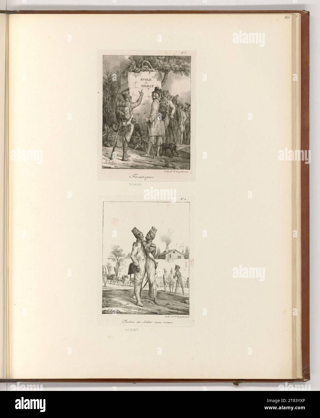Godefroy Engelmann I (Lithograph in) Frontispiz; Position of the ...
