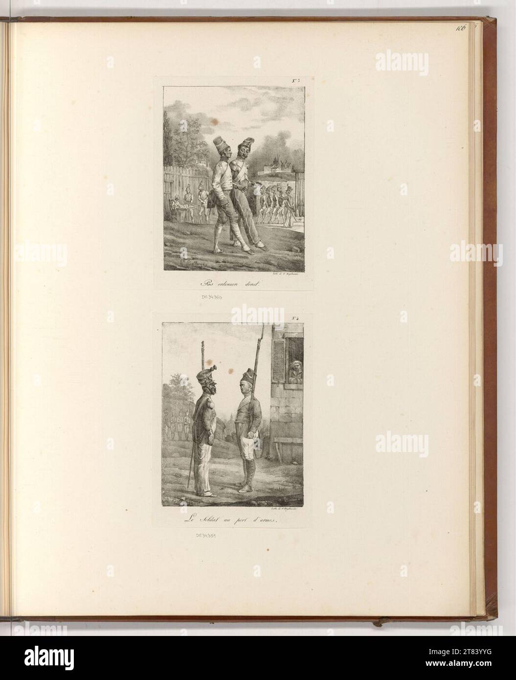 Godefroy Engelmann I (Lithograph in) Not ordinary direct; The soldier ...
