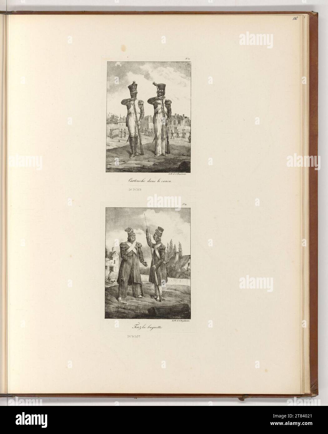 Godefroy Engelmann I (Engraver) Cartridge in the cannon; Pull the ...