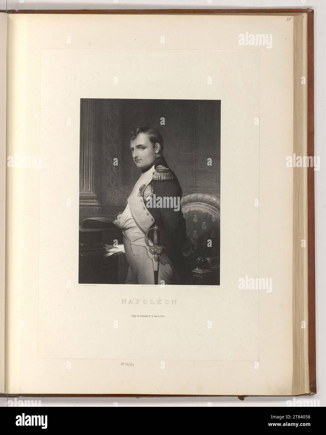 Joseph Kletzer (Engraver) Napoleon. Lithography 1835-1853 , 1835/1853 Stock Photo - Alamy