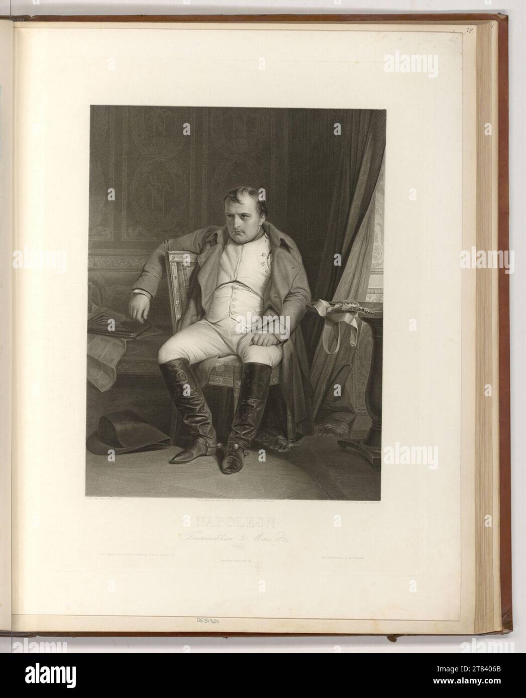 Jules Charles Rémy François (Engraver) Napoleon Fontainebleau March 31 ...