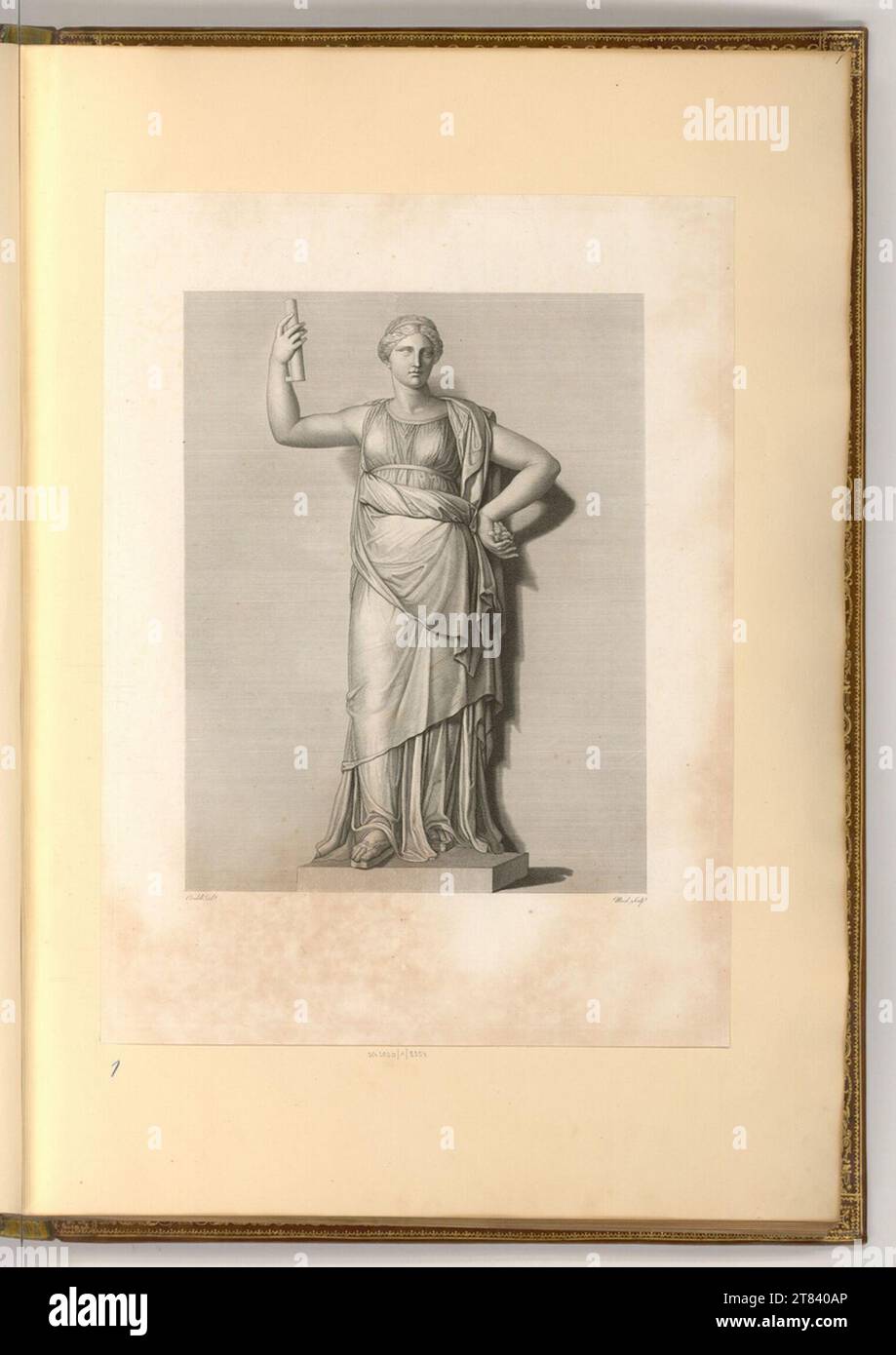 Antoine Alexandre Morel (Engraver) Juno. Copper engraving, etching 1785 ...