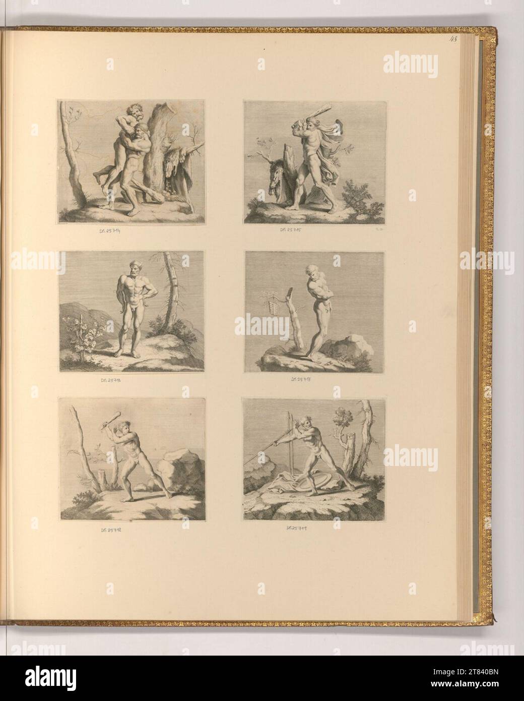 Nicolas poussin engraving hi-res stock photography and images - Alamy