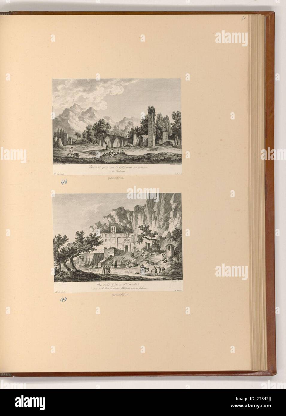 Joseph de Longueil (Engraver) View of the Oretotal; View of the Grotto ...