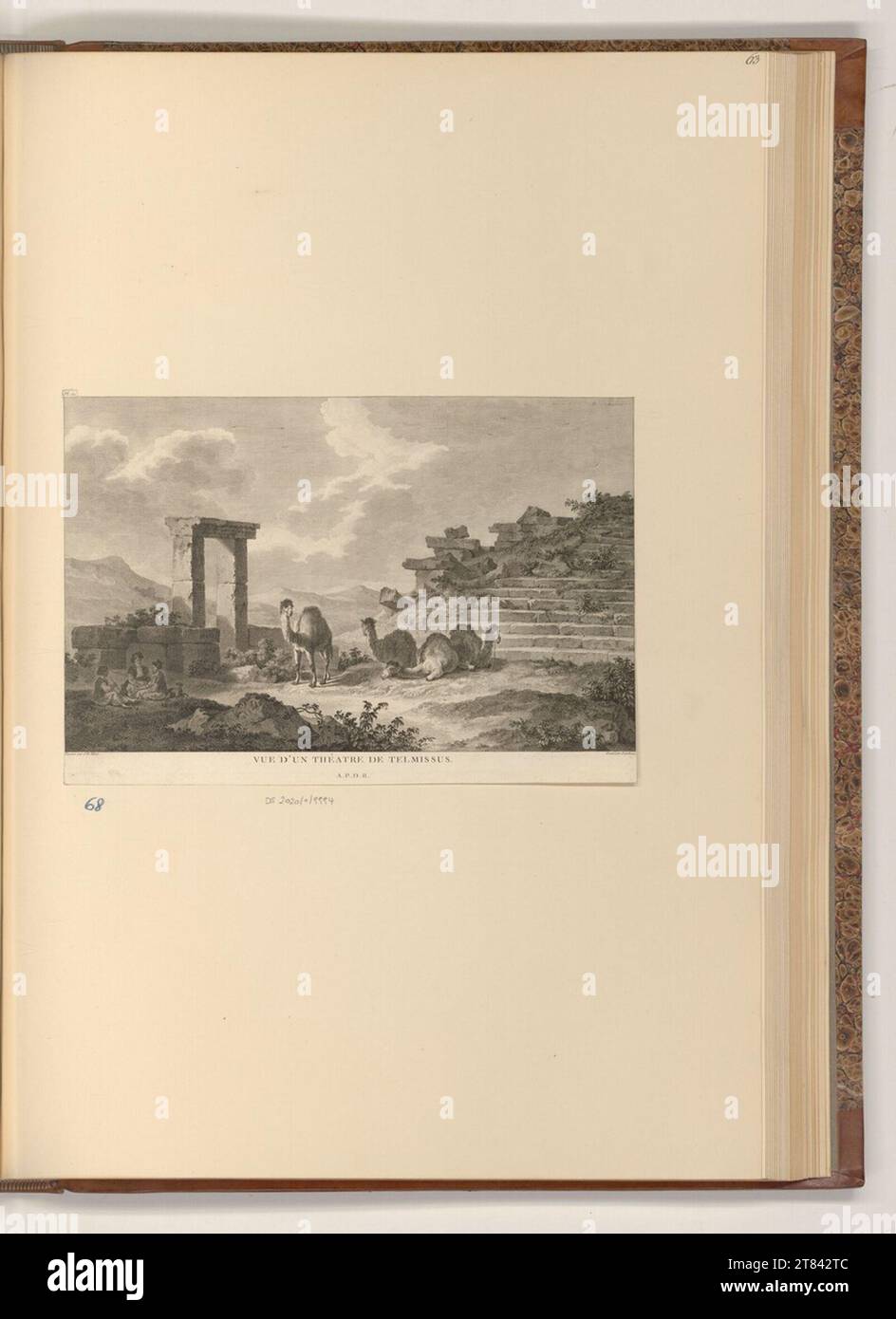 Jean Dambrun (Engraver) View of a Telmus theater. Etching, copper ...