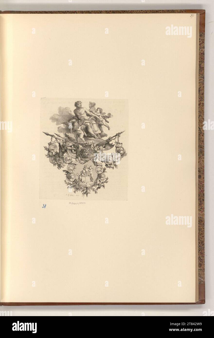 Jean-Baptiste Marie Huet (Engraver) Vignette with Hephaistos. Etching ...