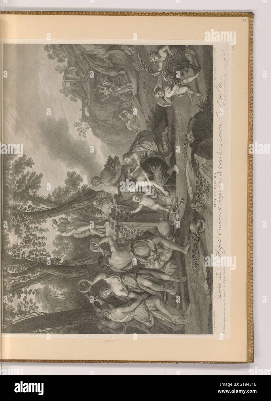 Johann Heinrich Lips (Engraver) Bacchus party. Copper engraving ...