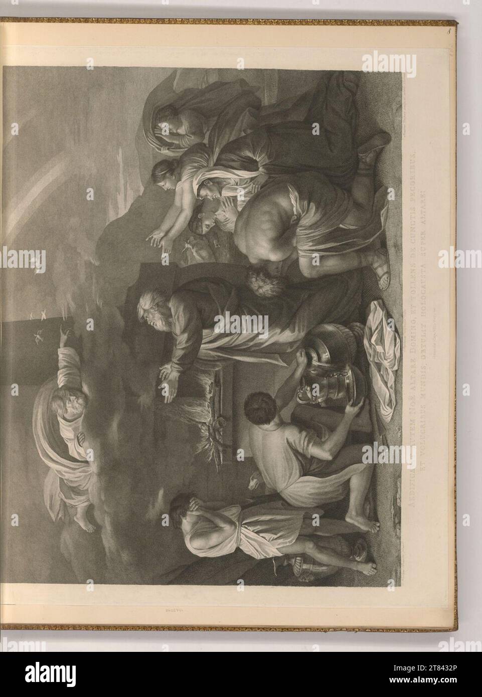 Giovanni Volpato (Engraver) The victim of Noah. Copper engraving ...
