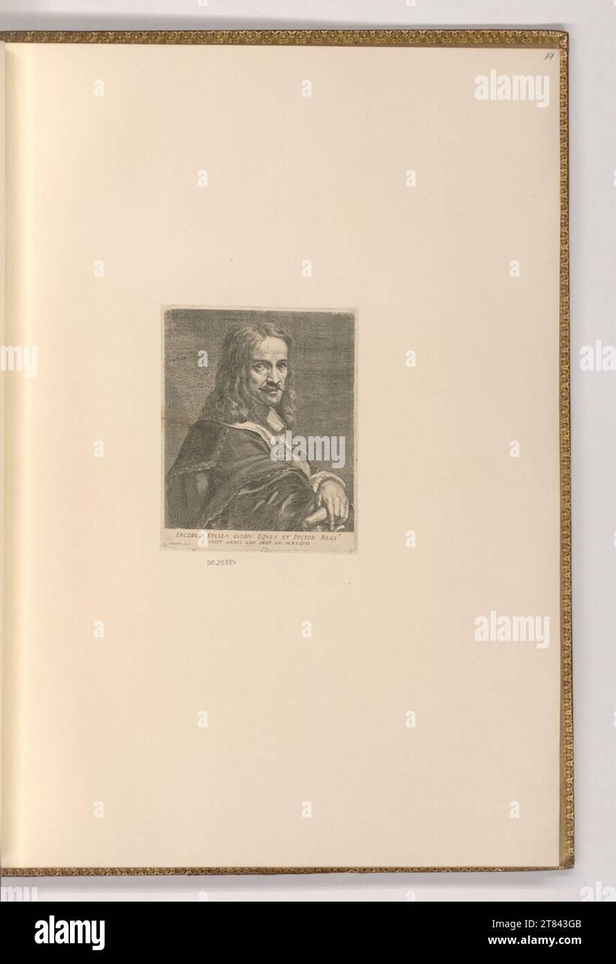 Claudine Bouzonnet-Stella (Engraver) Portrait Jacques Stella. etching ...