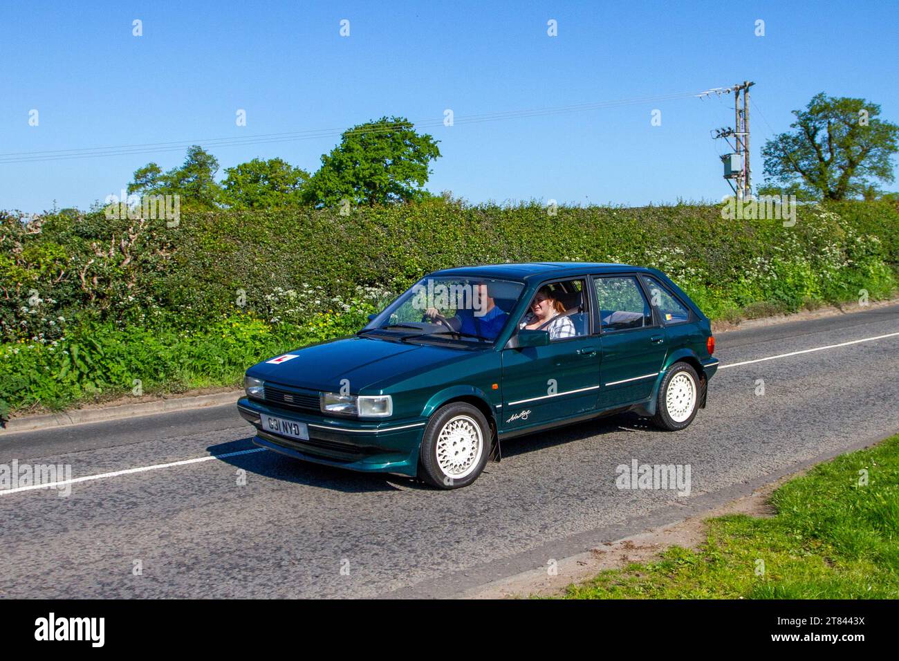 1990, 90s, nineties Green Rover Maestro Advantage, Hatchback Petrol ...