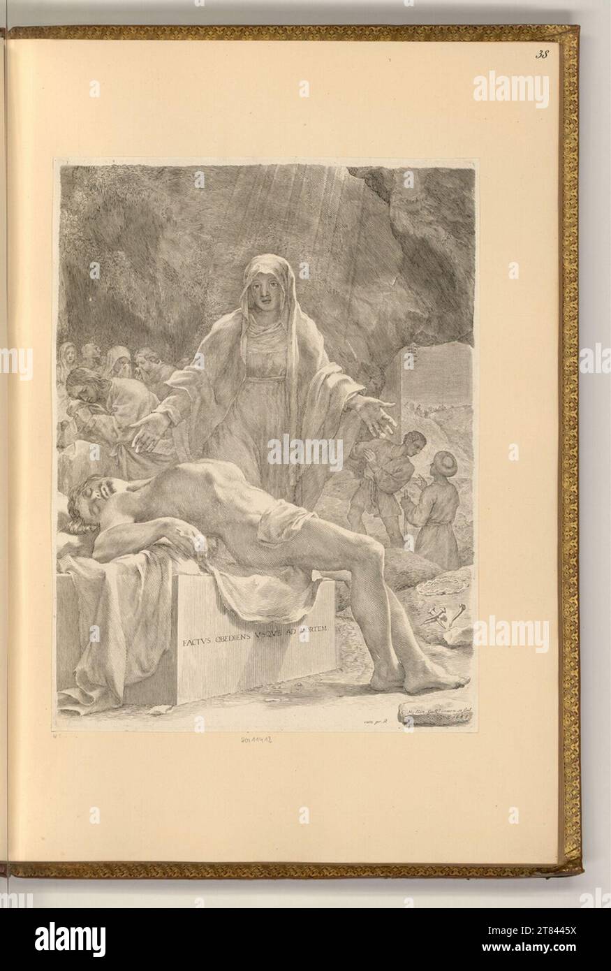 Claude Mellan (Ausführende r Künstler in) Maria before the body of ...