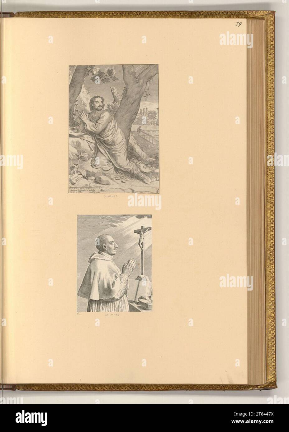 unbestimmt (Engraver) The conversion of St. Augustine in the garden of ...