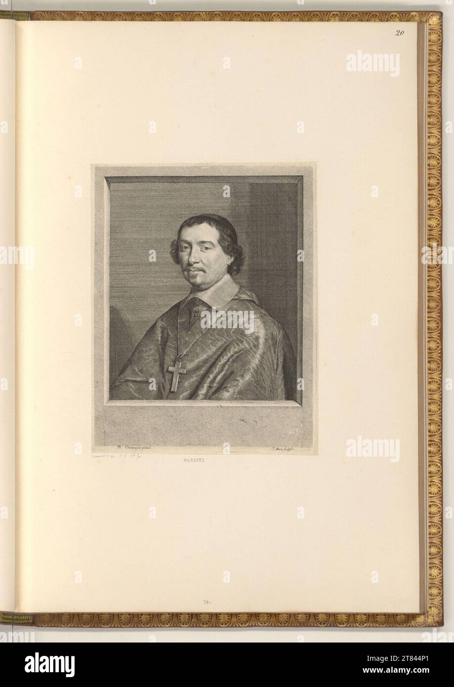 Jean Morin (Engraver) Portroot Pierre the Bertier. etching 1640-1650 ...
