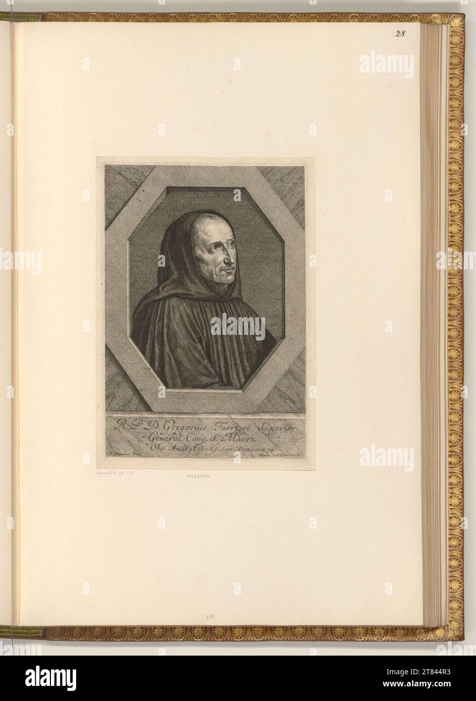 Jean Morin (Engraver) Portrait grassory treizors. etching 1648-1650 ...