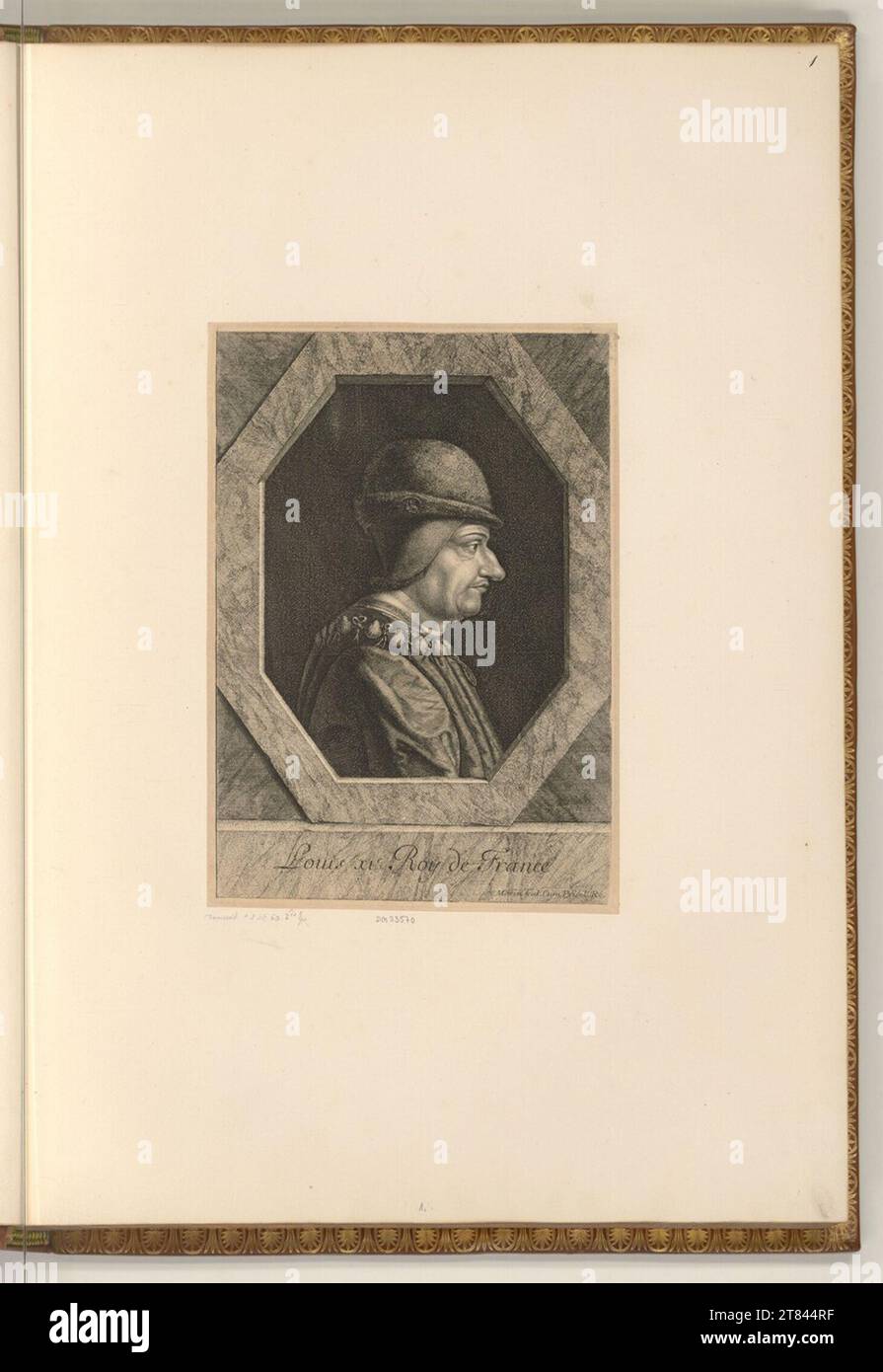 Jean Morin (Engraver) Portrait Louis XI .. etching 1640-1650 , 1640/ ...