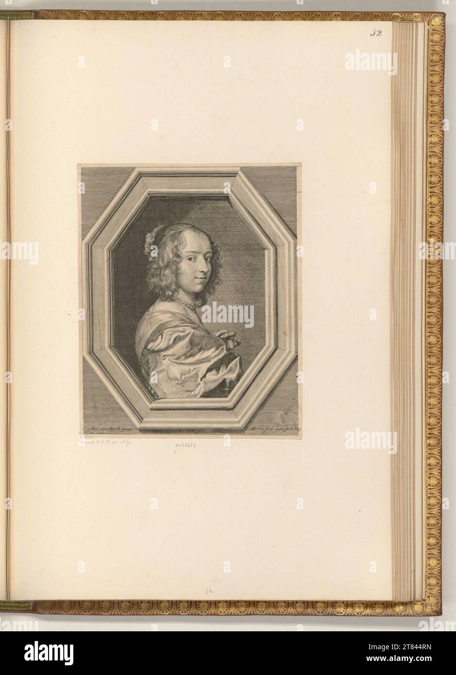 Jean Morin (Engraver) Portrait Margaret Lemon. etching 1640-1650 , 1640 ...
