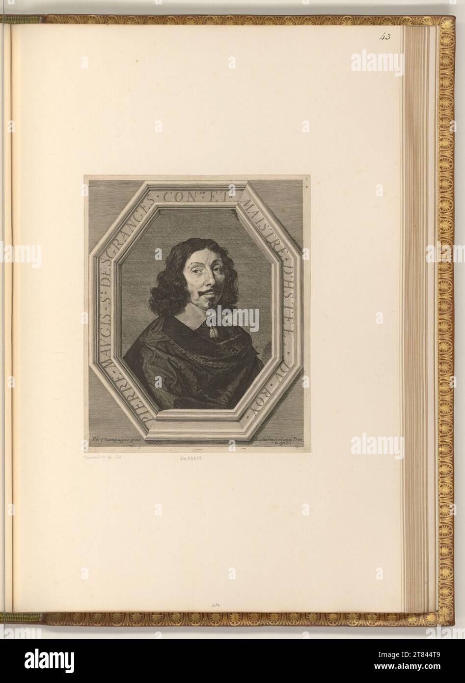 Jean Morin (Engraver) Portray Pierre Maugis Des Granges. Etching ...